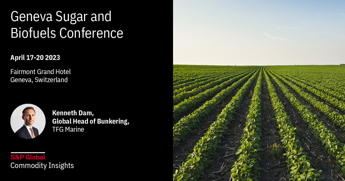 Sugar and Biofuels Conference in Geneva | TFG Marine